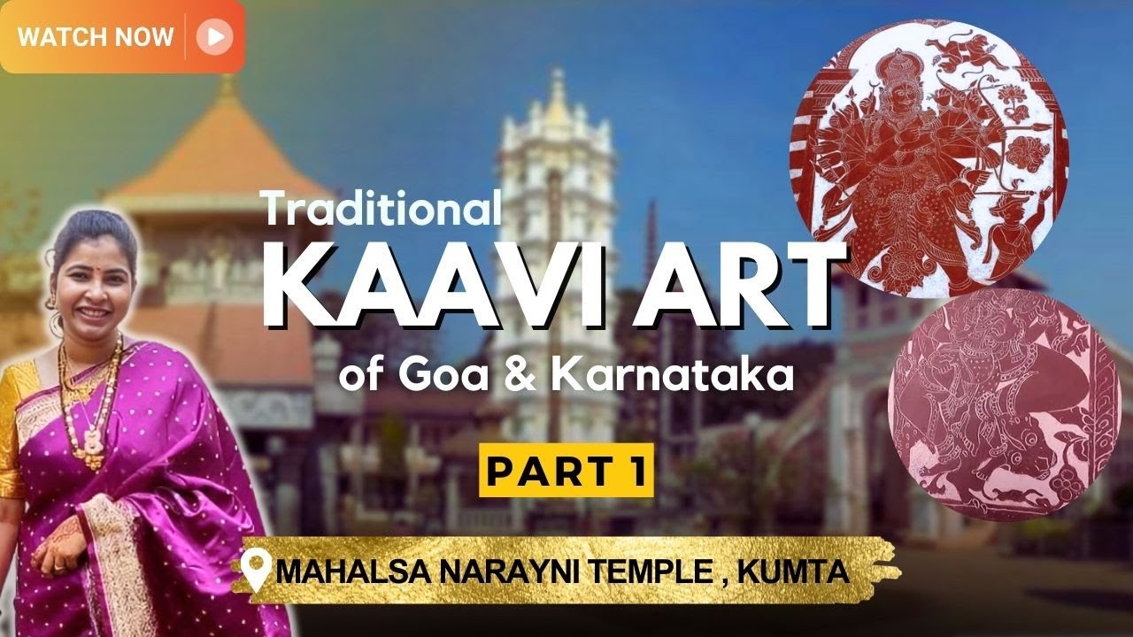 Kaavi Art of Goa & Karnataka | Archaeologist Sawani Shetye | @ Mahalasa ...