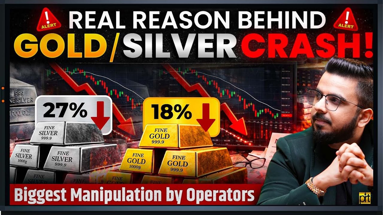 Silver & Gold Crash Reasons | Why Silver Fall 27% in 1 Day? - YouTube