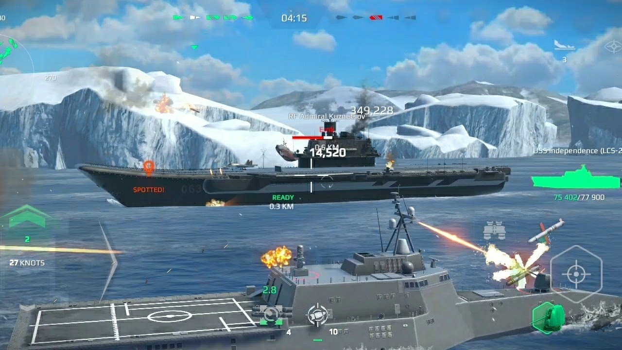 Modern Warships | navy ship fight against aircraft carrier - YouTube
