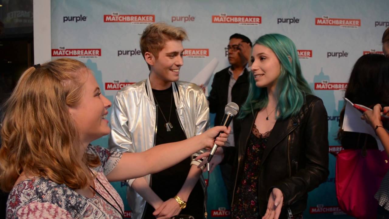 Travis Flores and Shira Strongin Interview at The Matchbreaker Movie ...