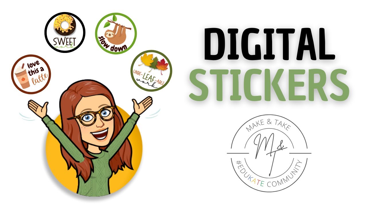 Make & Take: Design Digital Stickers With Canva - YouTube