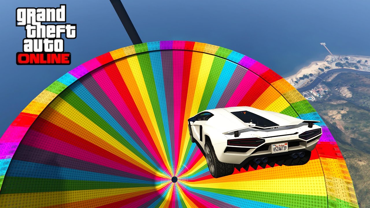 100% MULTICOLOR PRECISION PARKOUR MULTI VEHICULE GTA ONLINE ! - YouTube