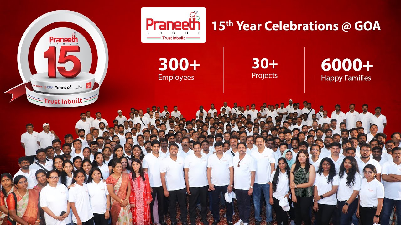 PRANEETH GROUP 15 YEARS JOURNEY AV - YouTube