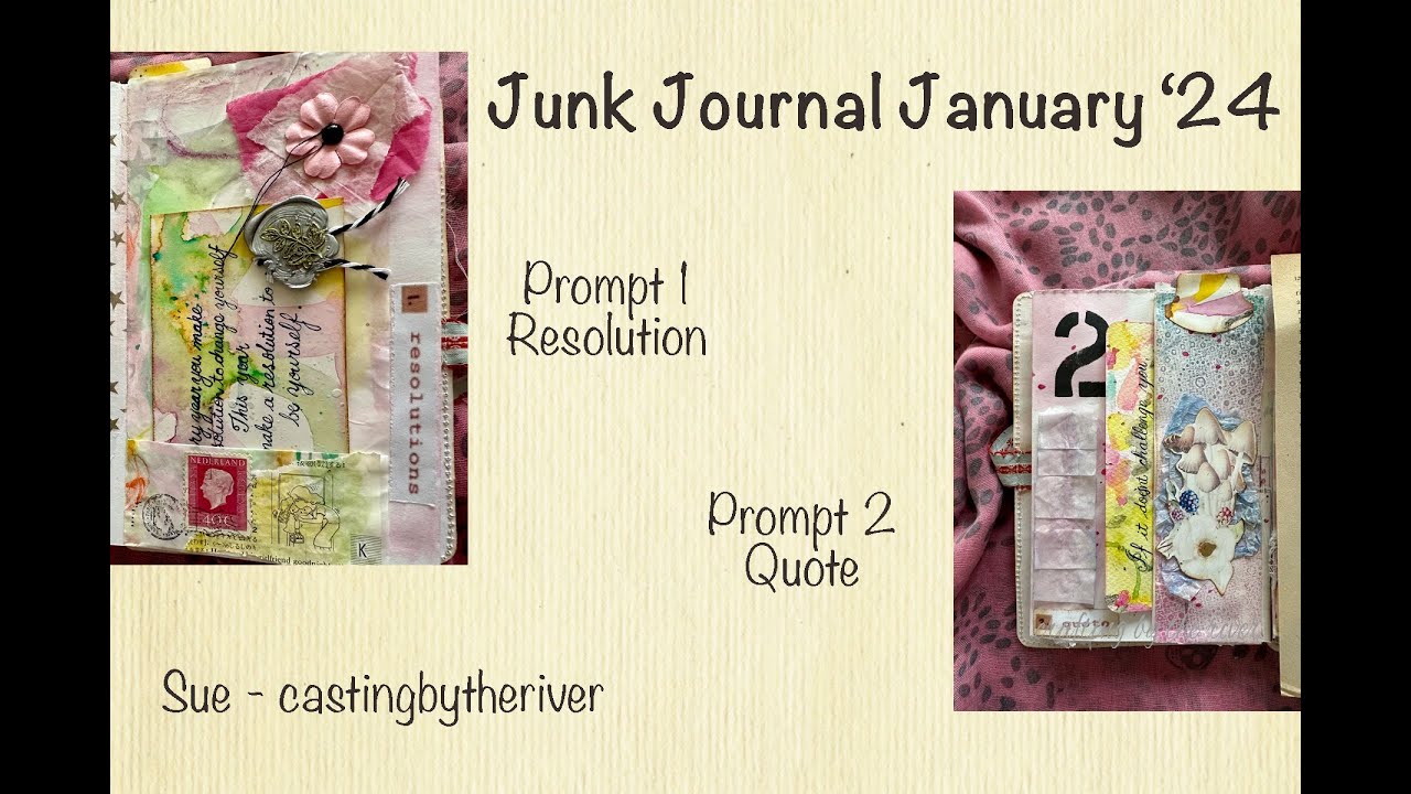 Junk Journal January Resolutions Quote - YouTube