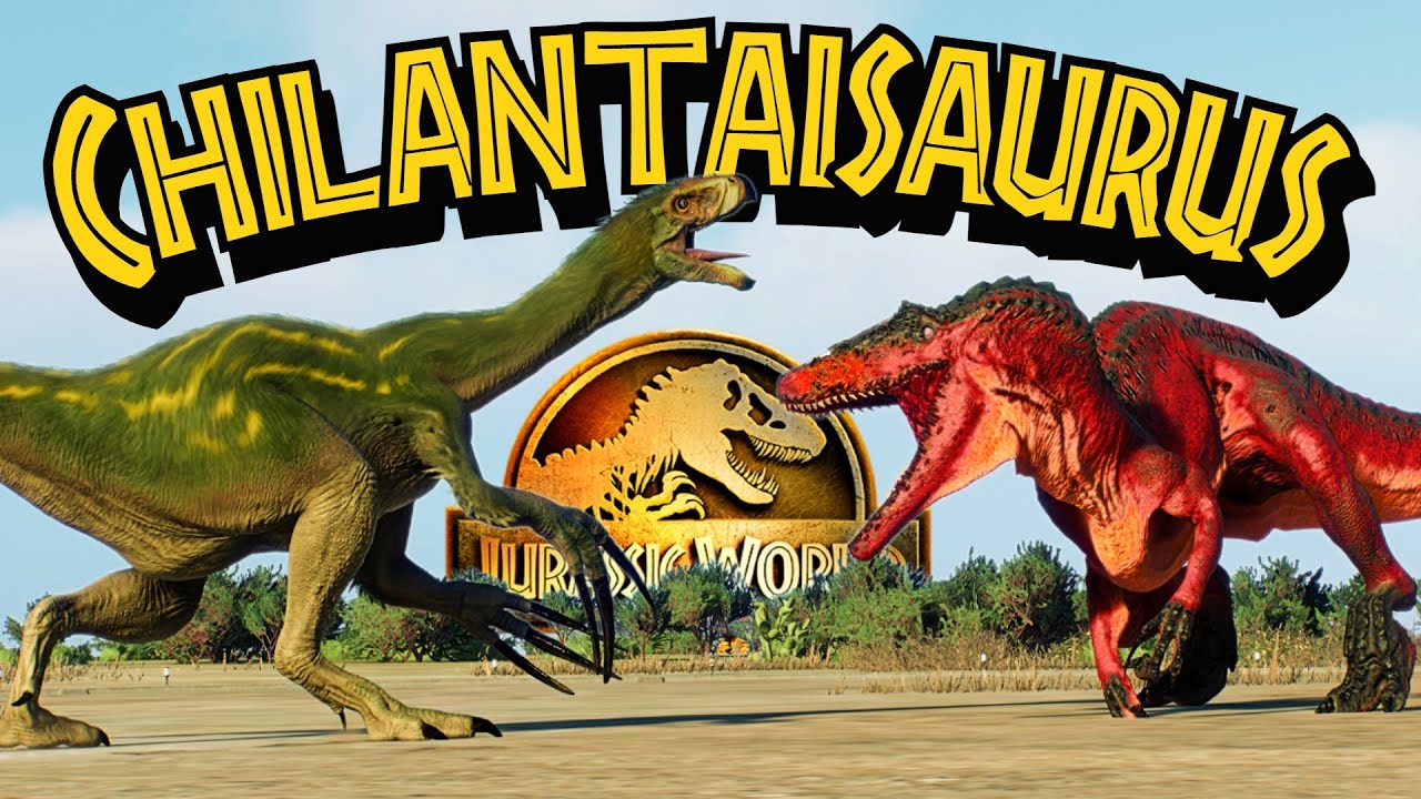 Chilantaisaurus NEW Dinosaur mod - Fight Showcase | Jurassic World ...