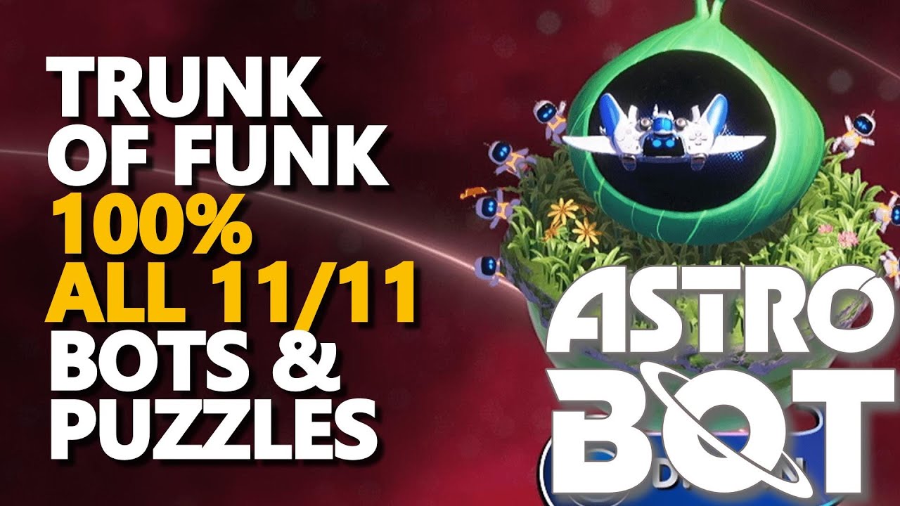 Trunk of Funk 100% Walkthrough Astro Bot All Bots and Puzzles - YouTube