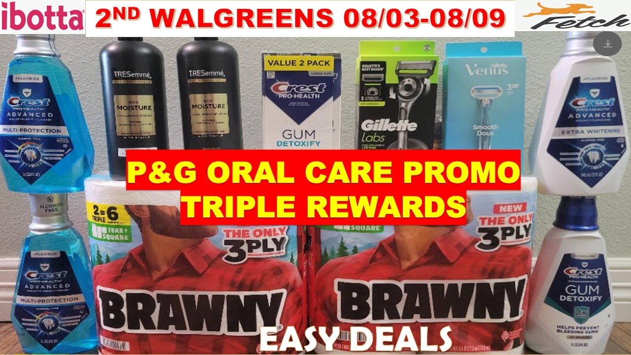 MIDWEEK Walgreens Couponing Deals 8/24-8/30 || TRIPLE REWARDS | EASY ...