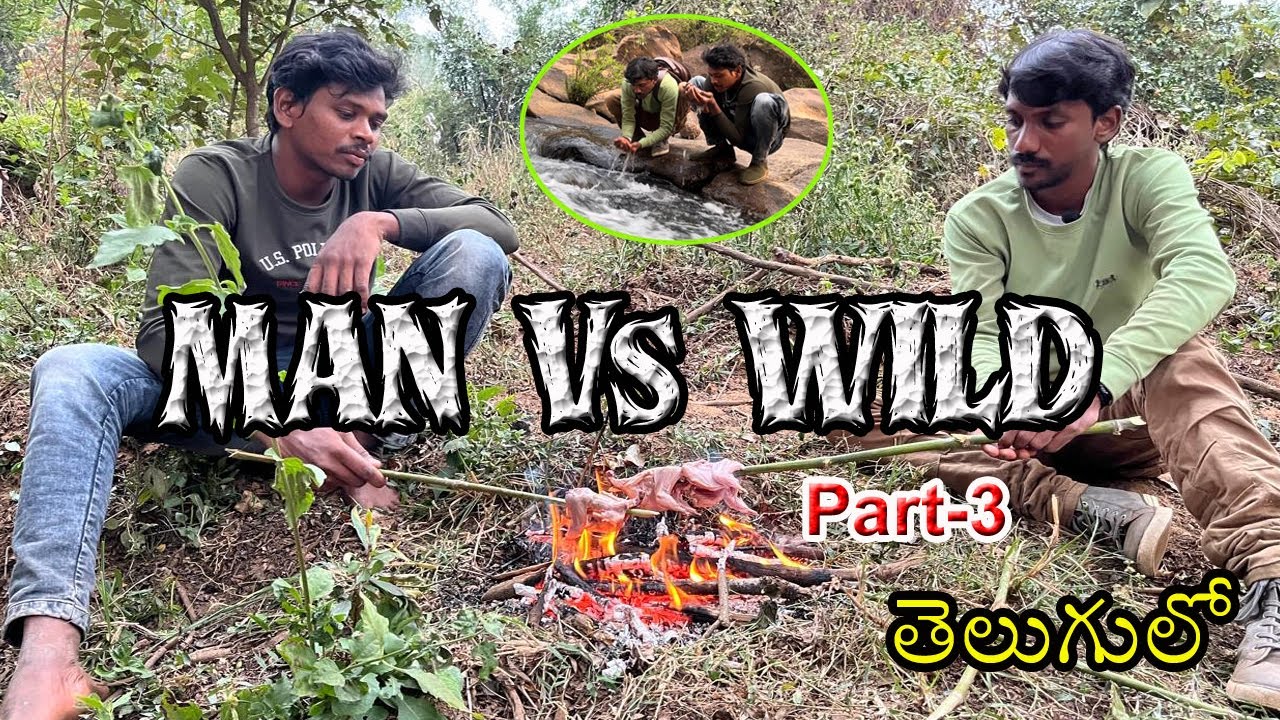 Man vs Wild Part-3 Glimpse #vnfactstelugu #man vs wild in telugu - YouTube