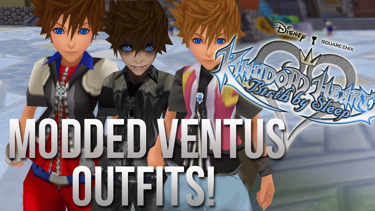 Kingdom Hearts Birth by Sleep - Modded Ventus Outfits - Sora, Naruto ...