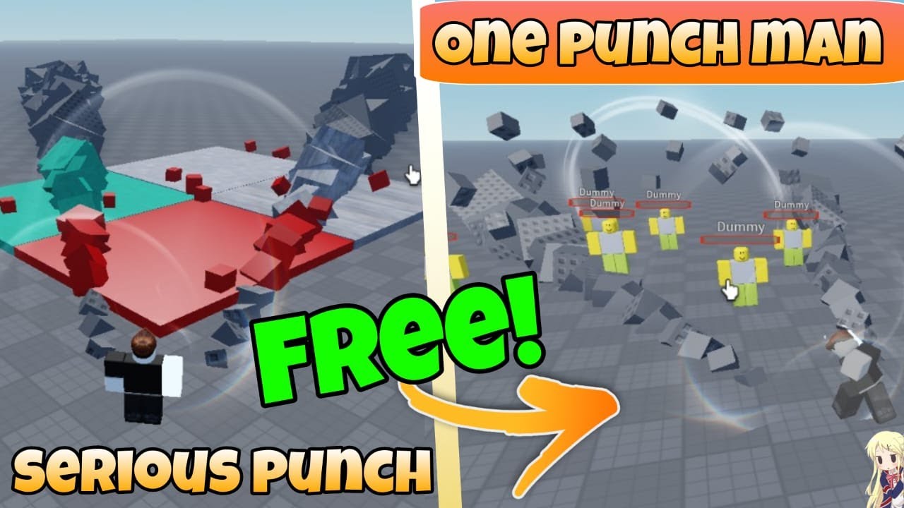 Saitama Serious Punch Giveaway | Roblox Studio - YouTube