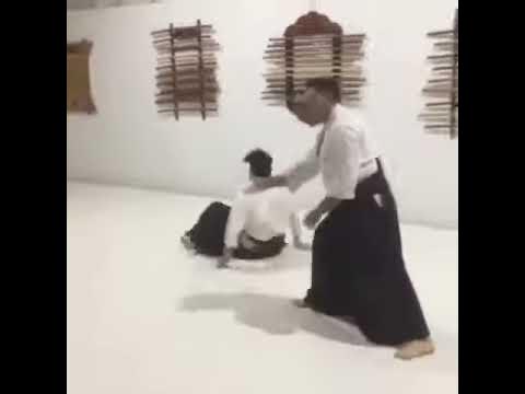 Aikido Yokomen uchi Shiho Nage - YouTube