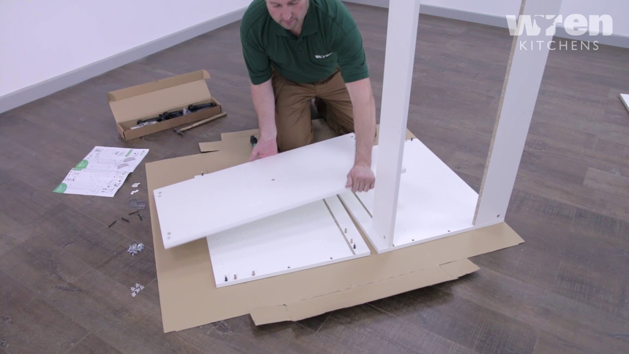 972mm L Corner Base Unit Assembly - YouTube