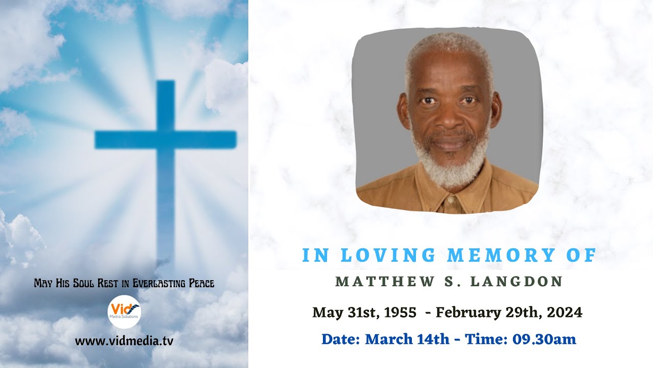 Memorial Service - Matthew Langdon | 2024.03.14 - YouTube
