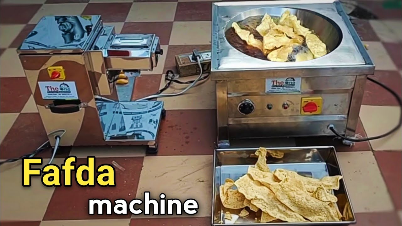 Automatic Fafda Making Machine | New Fafda Business Ideas - YouTube