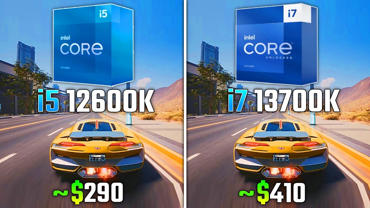 INTEL i5-12600K vs INTEL i7-13700K | Test in 6 Games - YouTube