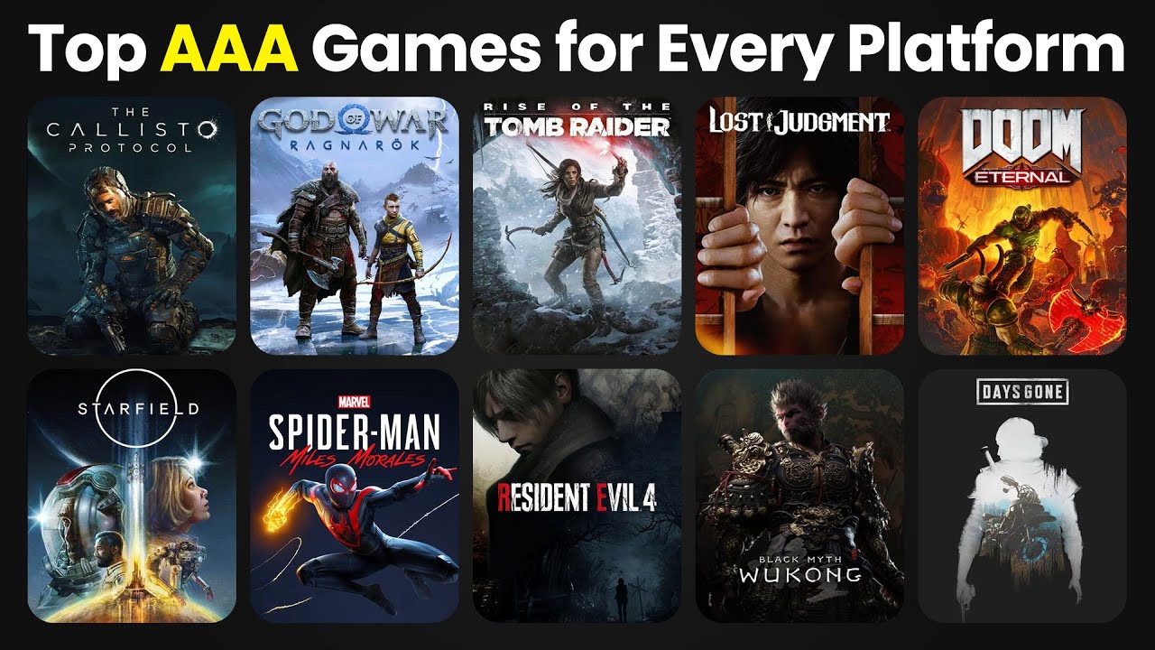 10 AAA Games You Can’t Miss on PC, PS4, PS5 & Xbox Series XS - YouTube
