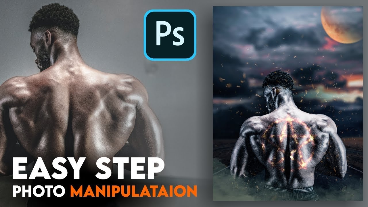 photo manipulation photoshop tutorial for beginners - YouTube