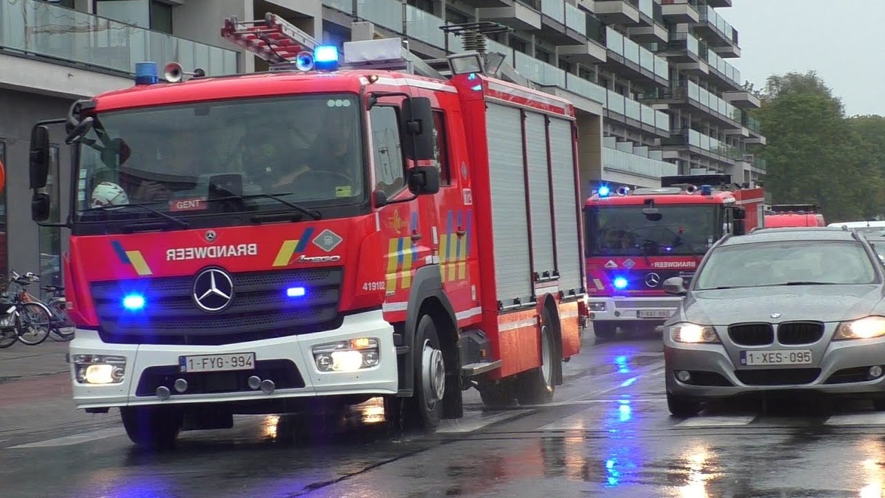 Brandweer Gent met spoed naar een Interventie! - YouTube