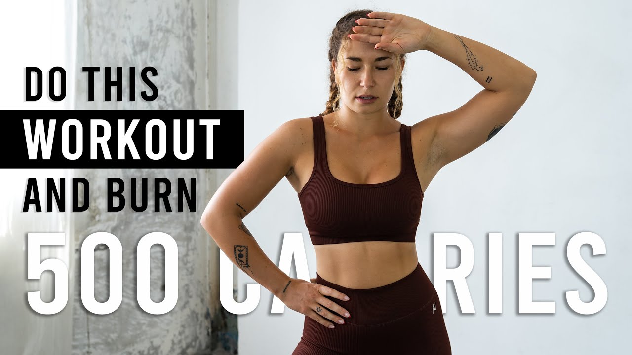 BURN 500 CALORIES With This 45 Minute Full Body Cardio Workout | HIIT ...