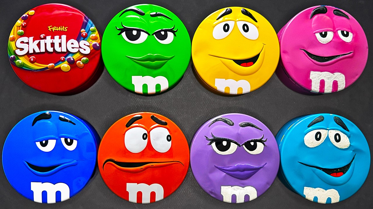Satisfying Video | Crunchy Unpacking Radiant M&MS & Delicious Skittles ...