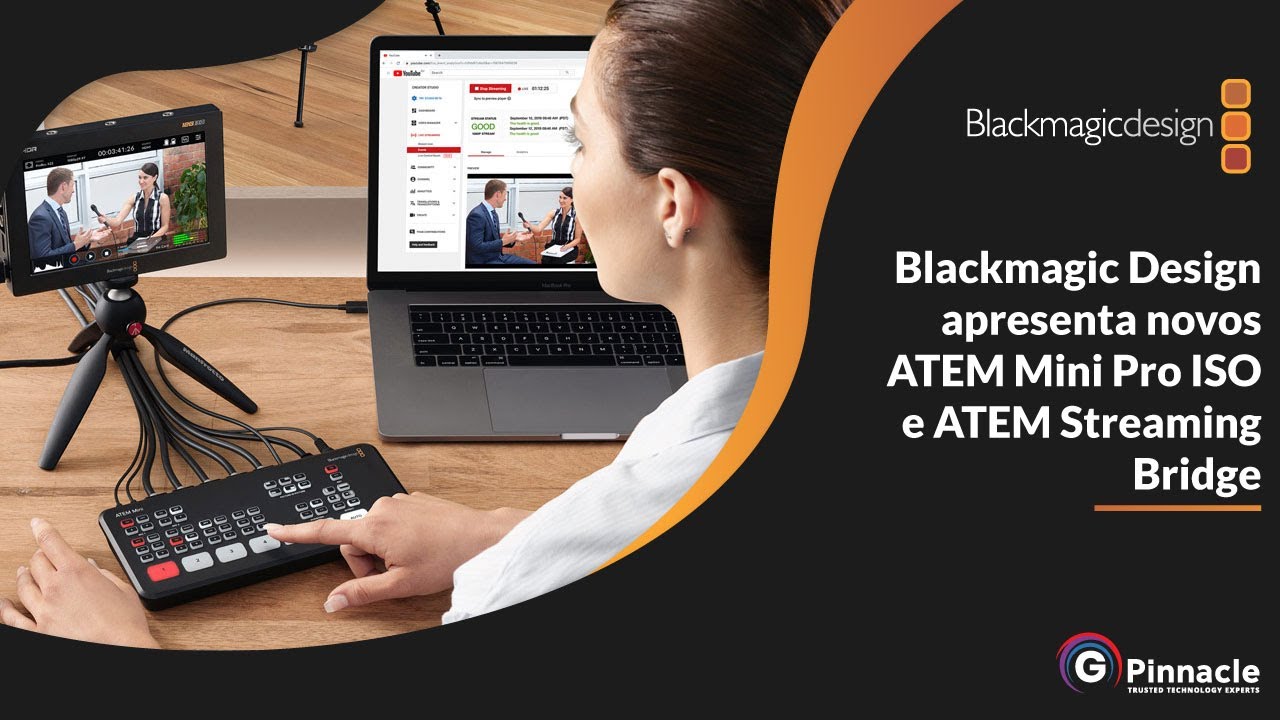Blackmagic Design apresenta novos ATEM Mini Pro ISO e ATEM Streaming ...