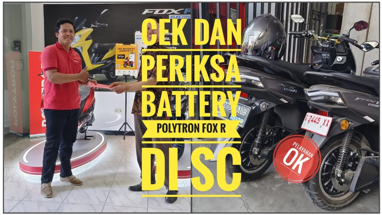 CEK DAN PERIKSA BATTERY POLYTRON FOX R DI SC - YouTube