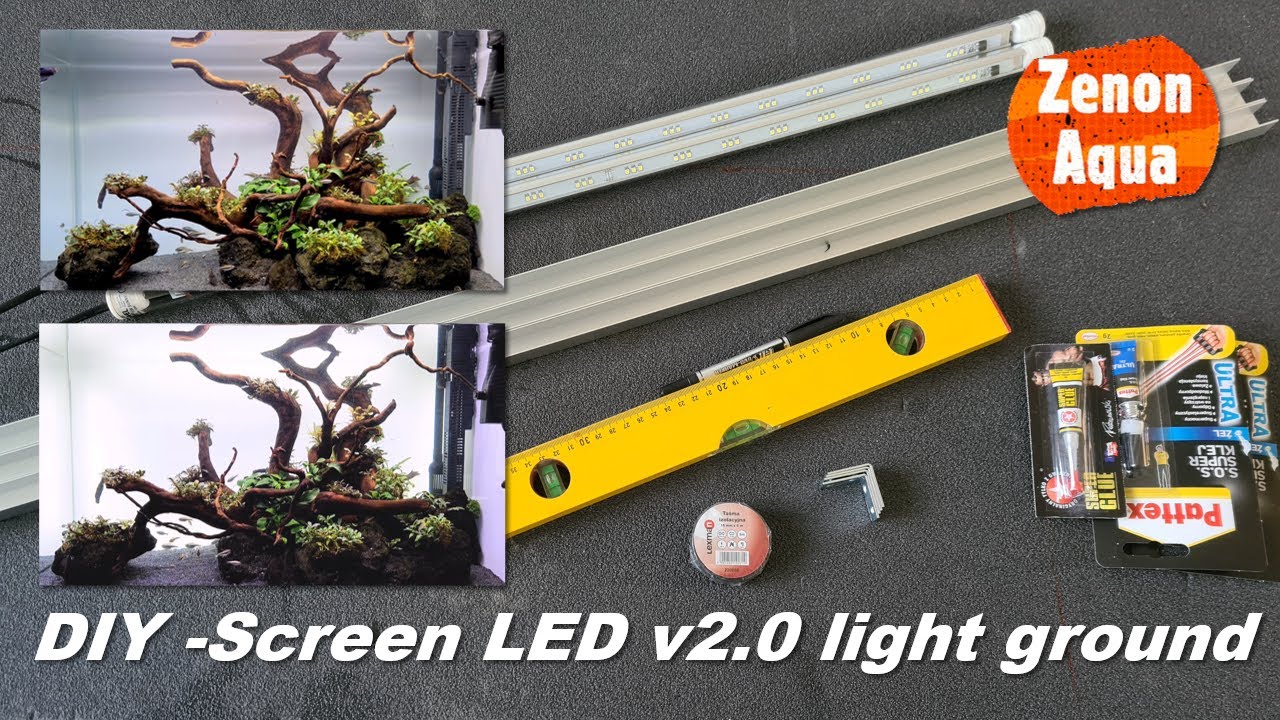 Screen LED v2.0 ADA - DIY - Budowa od A do Z, -light ground z amelinium ...