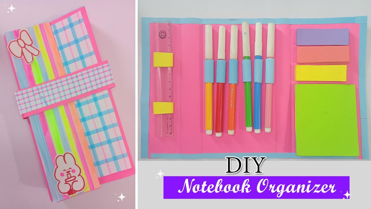 DIY Stationery/ How to make folder organizer/Diy organizer /DIY FOLDER ...