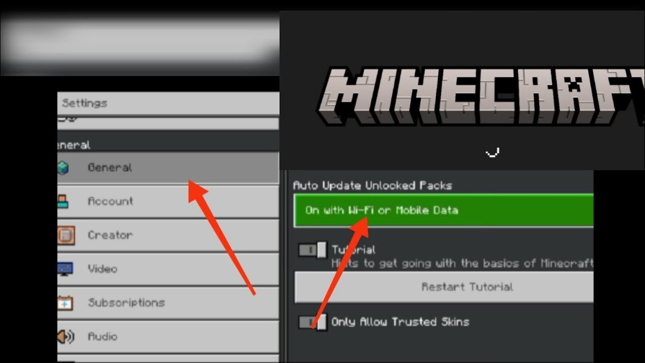 Minecraft 2 setting in the friend Minecraft video - YouTube