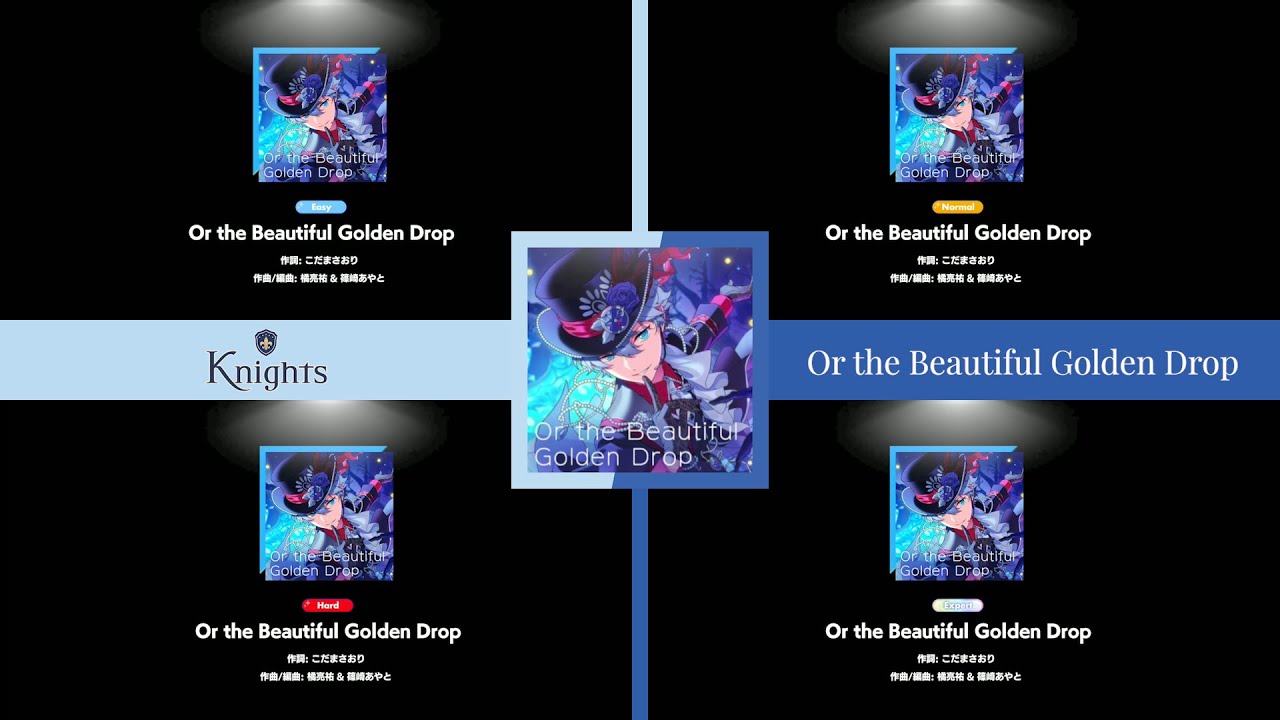 Knights - 🎵 Or the Beautiful Golden Drop ☕️ Easy, Normal, Hard, Expert ...