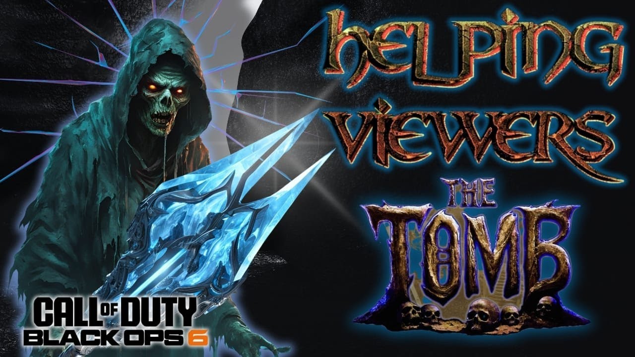 🔴BO6 ZOMBIES "THE TOMB EASTER EGG" HELPING SUBSCRIBERS | BLACK OPS 6 ...