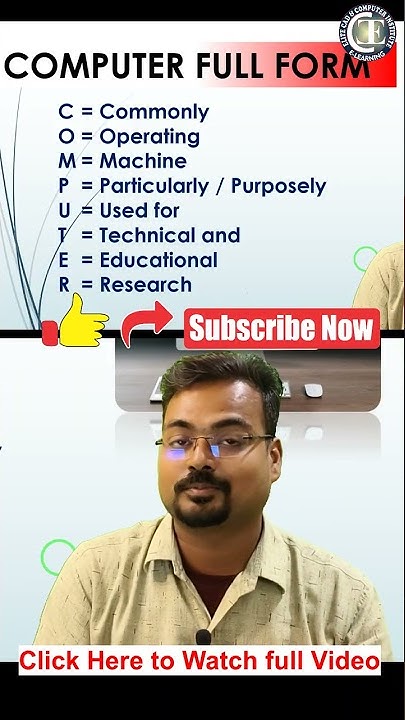 full FORM OF COMPUTER #computer #elitecadcomputerinstitute #computerbasics #computerfundamental ...
