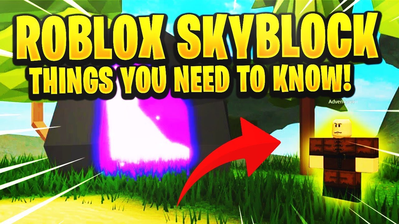 Roblox Skyblock!!! Things you need to know about Roblox Skyblock ...