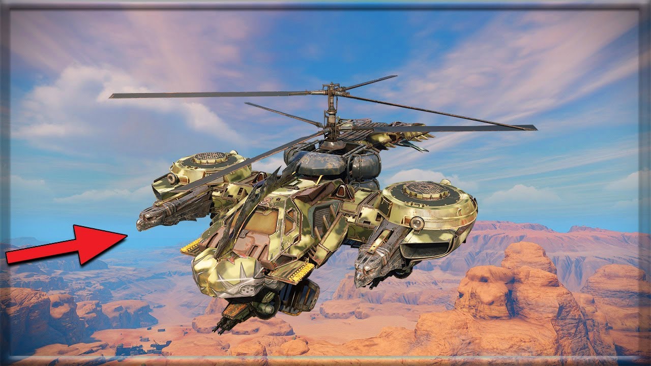 Using the Scorpion Gunship from AVATAR II in the off we go helicopter ...