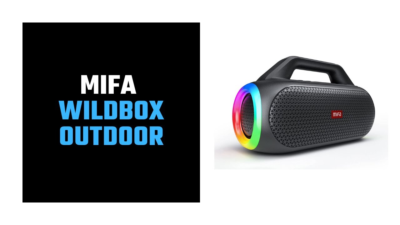 MIFA WildBox Outdoor Bluetooth Speaker,60W Outdoor Speaker with Dynamic ...