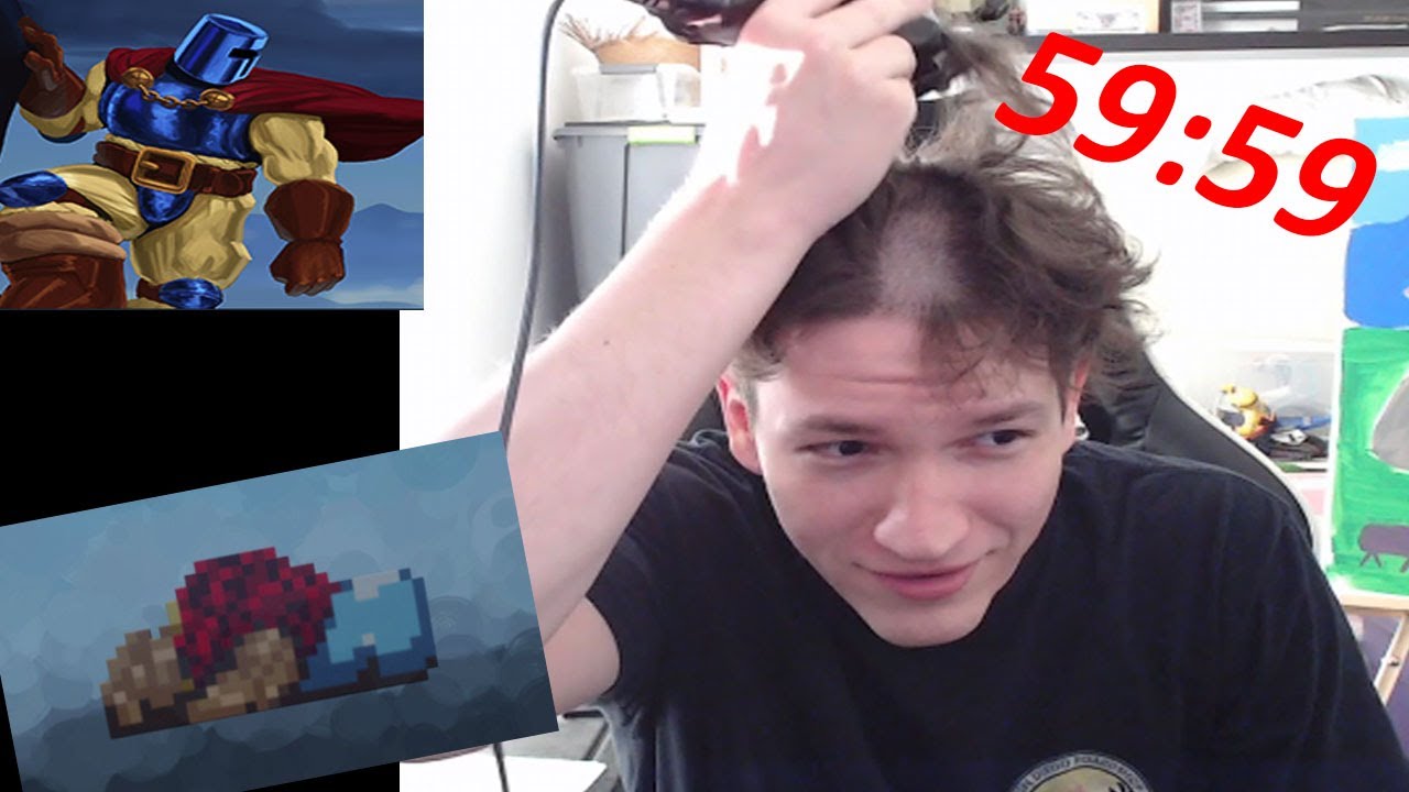 1 HOUR TO BEAT THE HARDEST GAME OR I SHAVE MY HEAD - YouTube