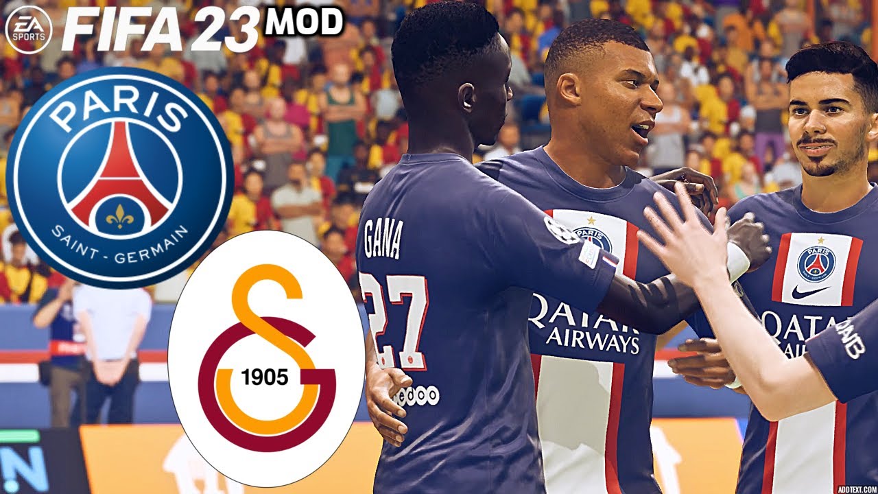 PSG vs GALATASARAY FIFA 23 MOD PS5 Realistic Gameplay & Graphics ...