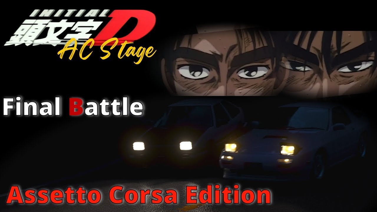 Initial D - Takumi vs Ryosuke - Akina Downhill - Assetto Corsa - YouTube