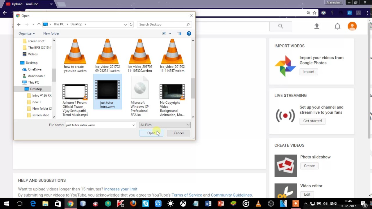 how to upload a video - YouTube
