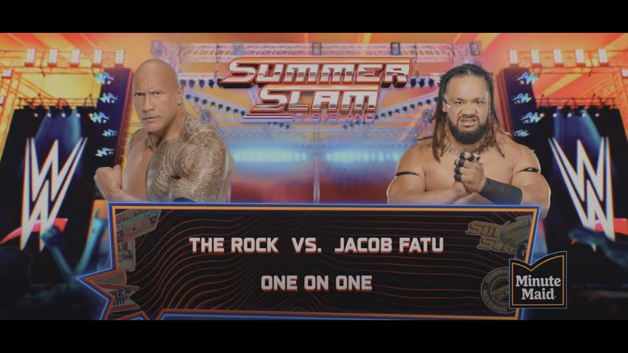 The Rock vs Jacob Fatu – Samoan Dynasty Showdown! | WWE 2K25 - YouTube