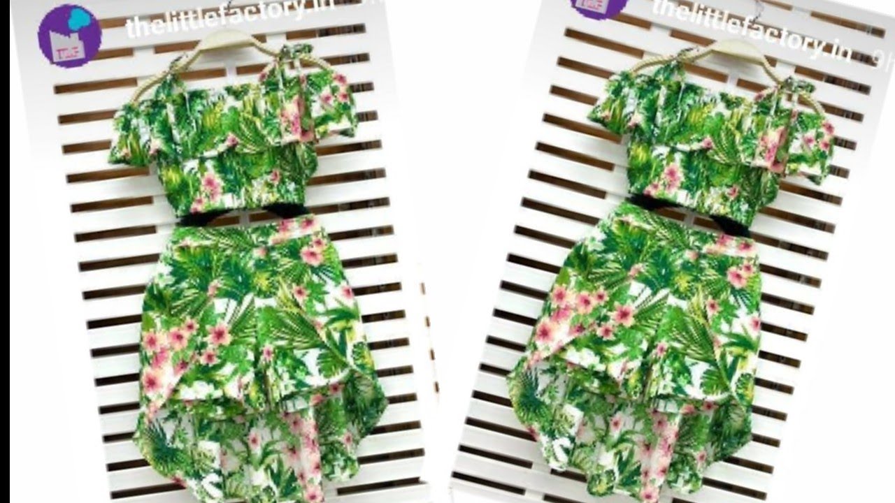Beautiful Baby Top With Shorts Cutting And Stitching For 3-4Year Baby ...