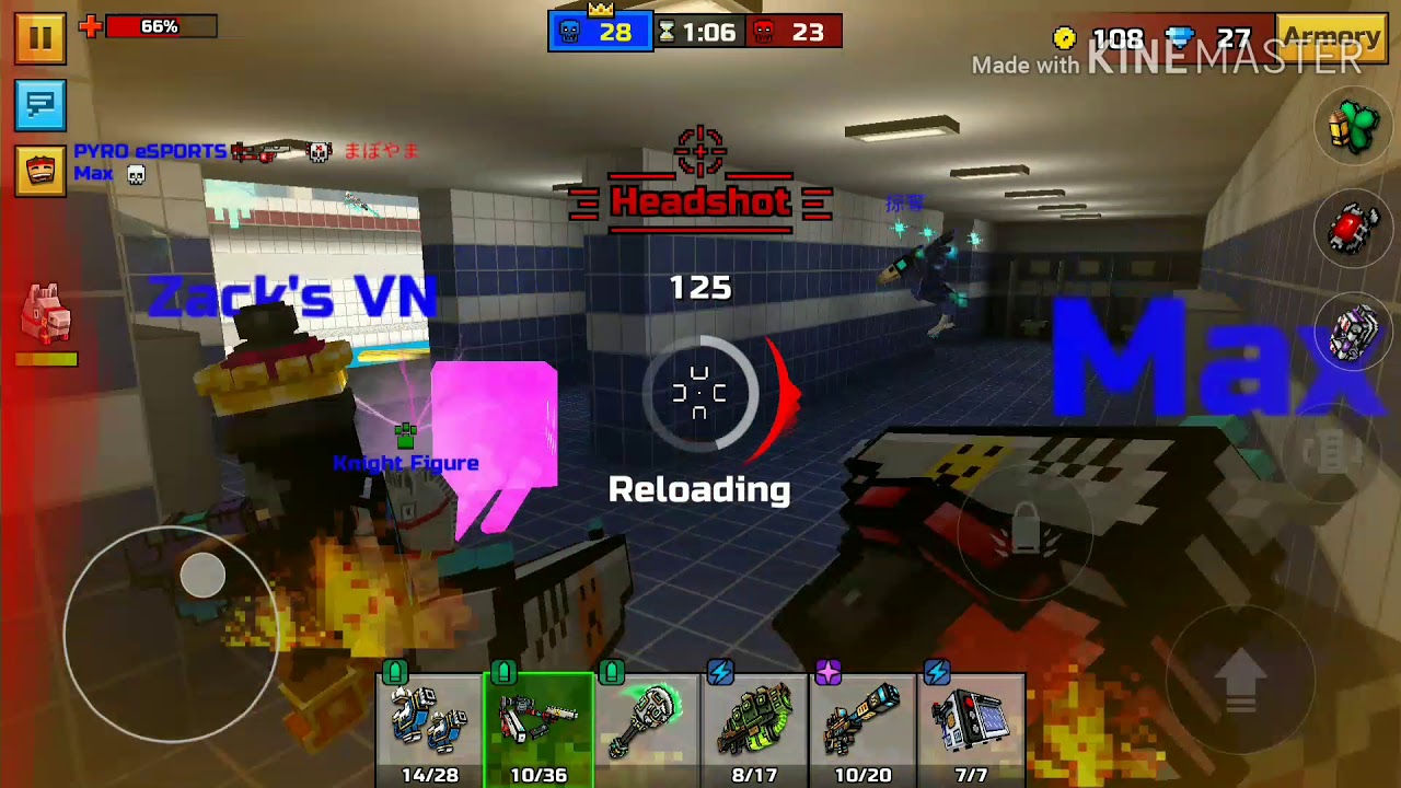 PIXEL GUN 3D. HIT MAN Exoskeleton review!!! - YouTube