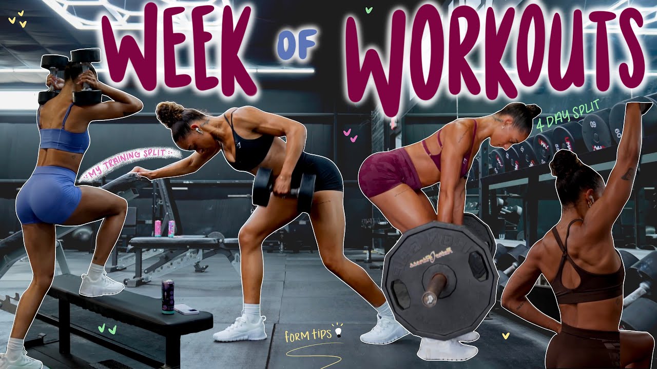 MY WEEKLY TRAINING ROUTINE | 4 Day Split | What has built my muscles ...