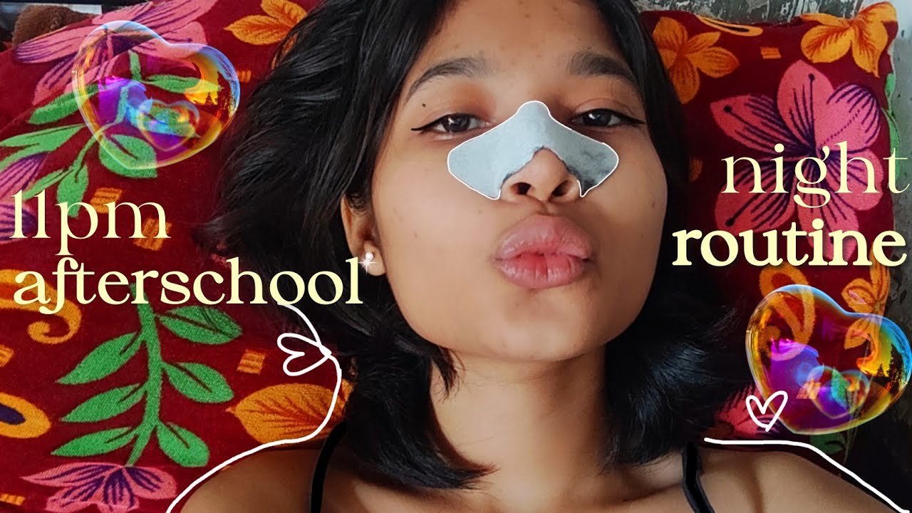 Realistic 11pm After School NIGHT ROUTINE 🪐 - YouTube