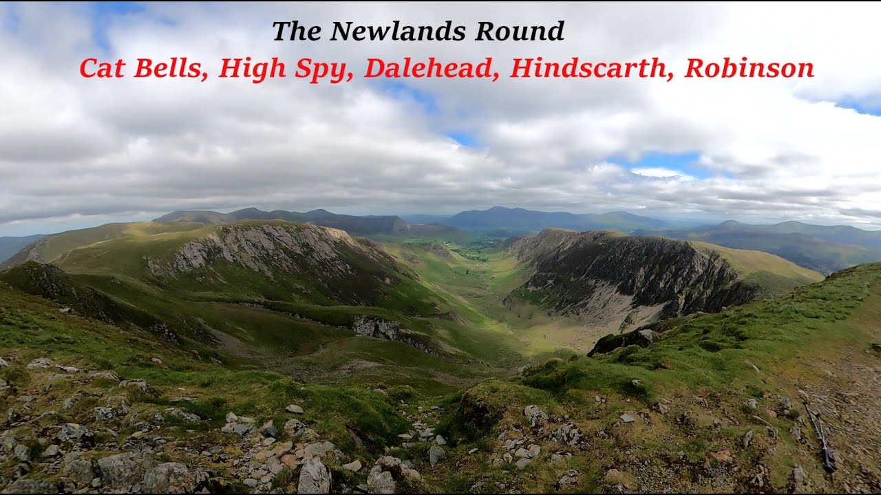 The Newlands Round, Catbells, High Spy, Dalehead, Hindscarth, Robinson ...