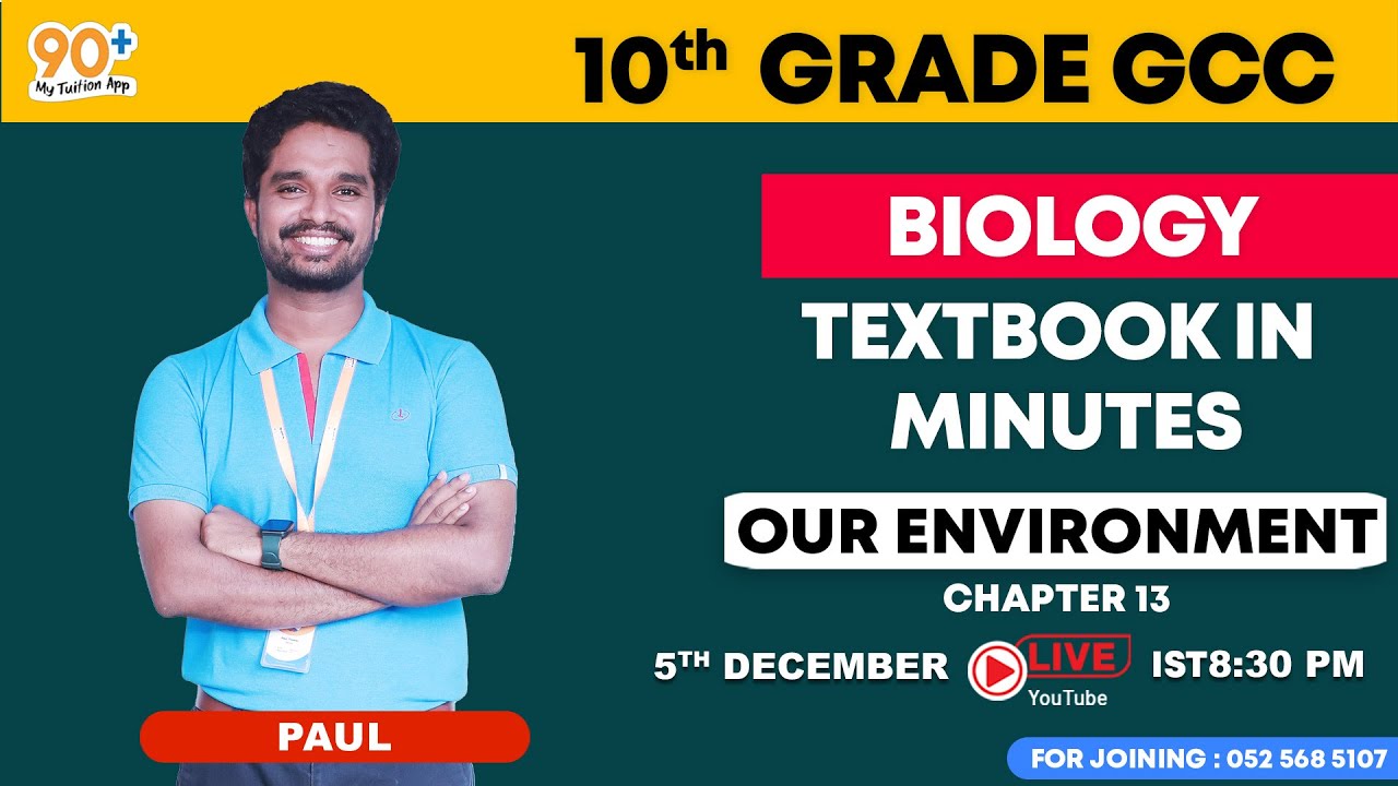 CLASS 10 | BIOLOGY | CBSE SYLLABUS | MIDDLE EAST | CHAPTER 13 | OUR ...