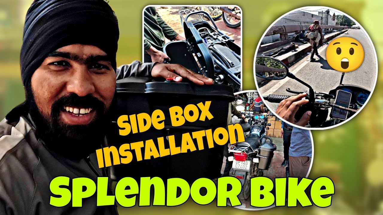 Splendor Bike Side Box Installation || SURYA RAGHUVANSHI - YouTube