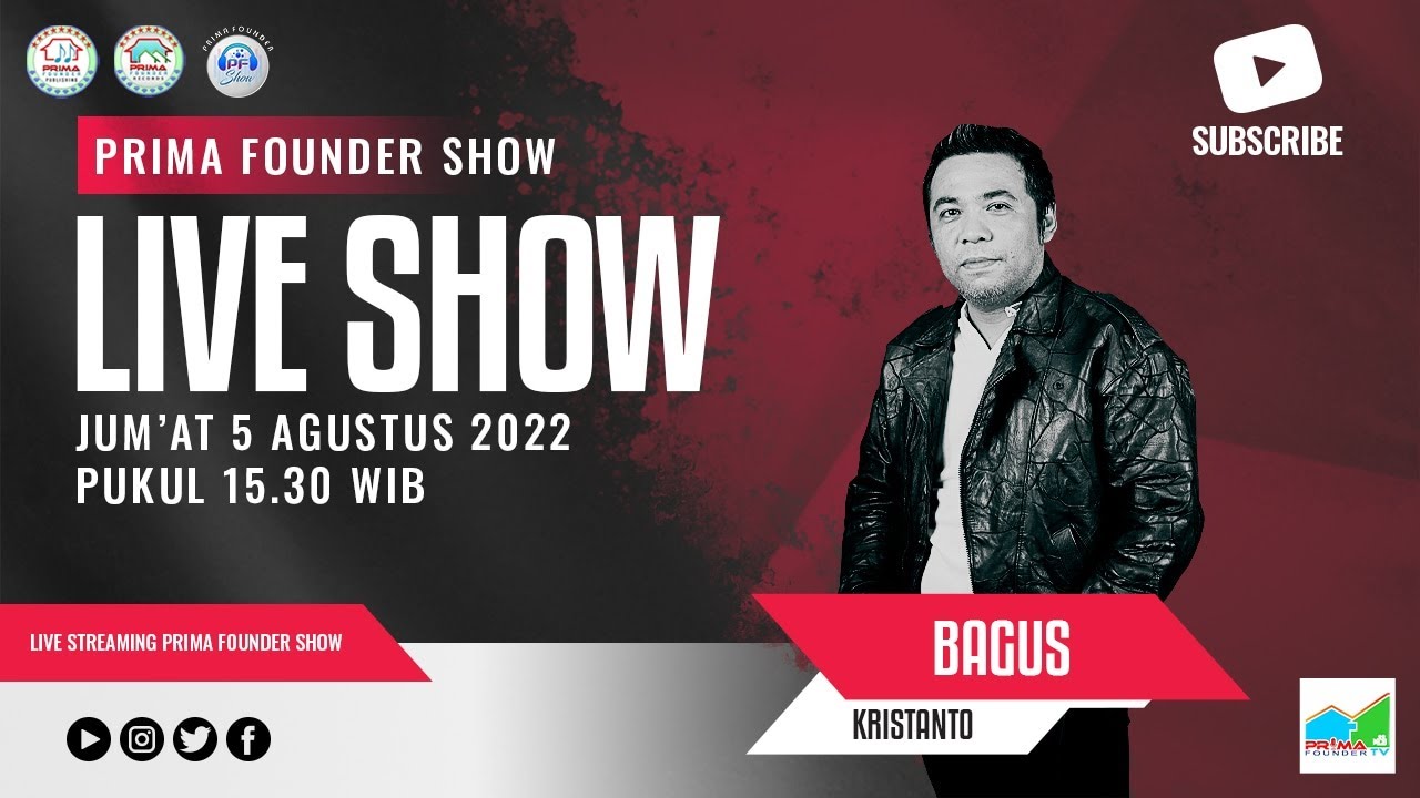 Bagus Kristianto - Prima Founder Show 5 Agustus 2022 - YouTube