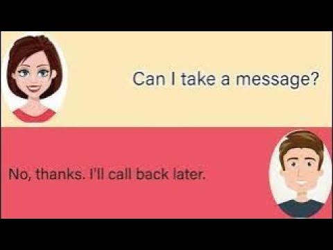 How to Make a Phone Call in English, Speaking Practice, Listen and ...