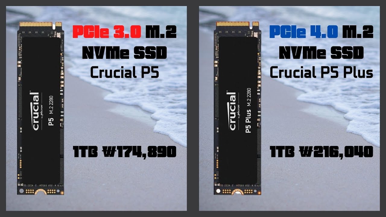 M.2 NVMe SSD PCIe 3.0(Crucial P5) vs PCIe 4.0(Crucial P5 Plus ...